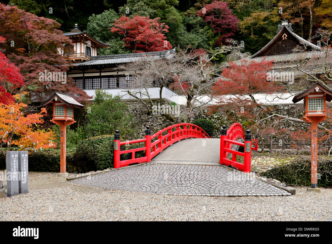 Red bridge japan hi-res stock photography and images - Alamy