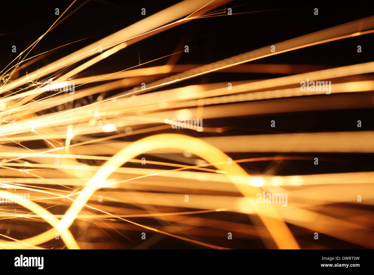 Closeup of sparks Stock Photo - Alamy