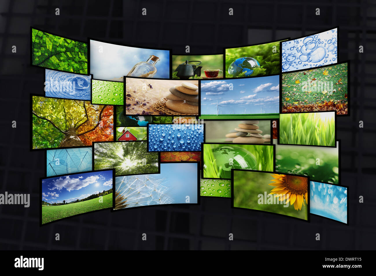 Collage of images background Stock Photo - Alamy