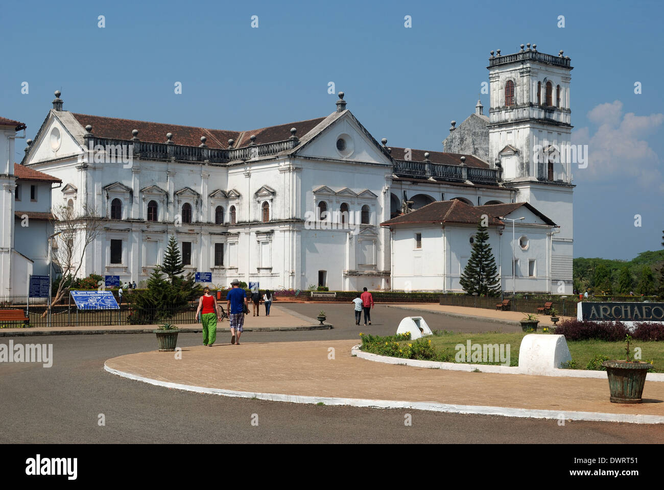 church in goa,india Stock Photo - Alamy