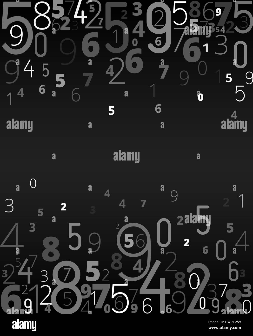 Vector background from numbers Stock Photo - Alamy