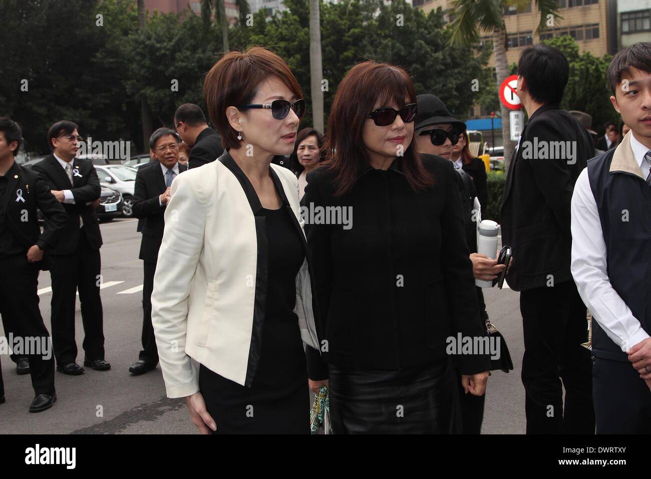 Funeral of the late singer Gao Lingfeng held in Taipei on Wednesday ...