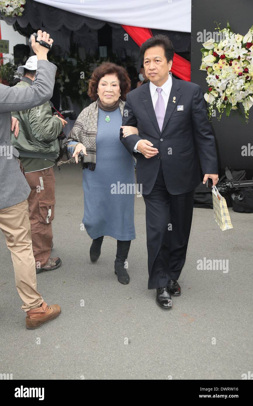 Funeral of the late singer Gao Lingfeng held in Taipei on Wednesday ...
