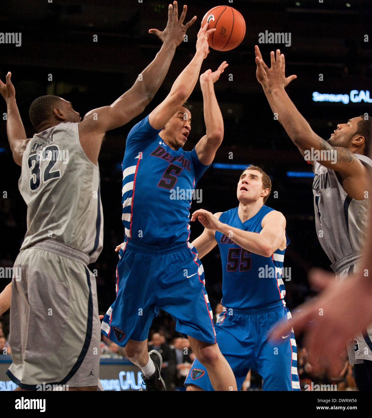 New York, New York, USA. 12th Mar, 2014. DePaul's guard Billy Garrett ...