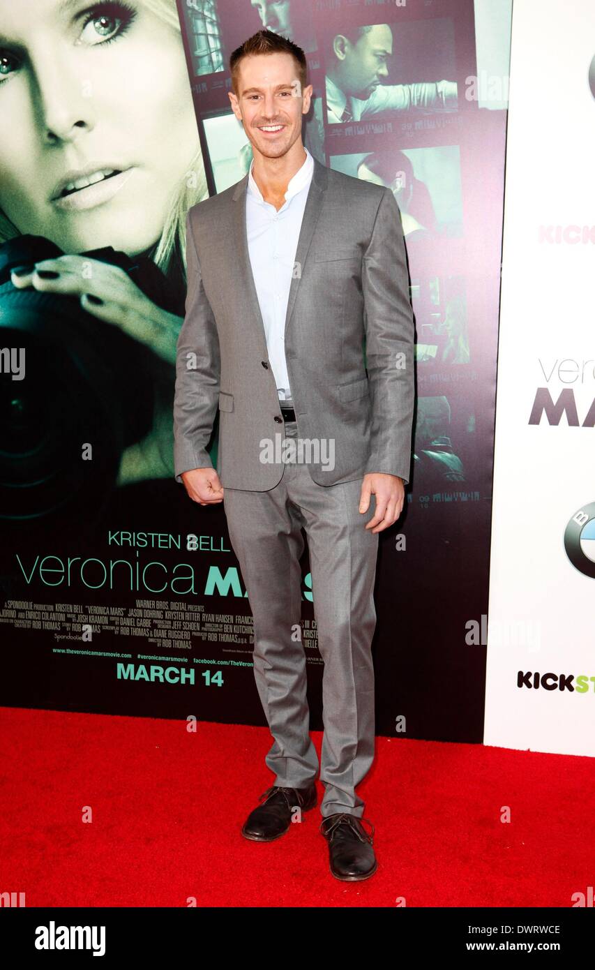 Los Angeles, CA, USA. 12th Mar, 2014. Jason Dohring at arrivals for ...