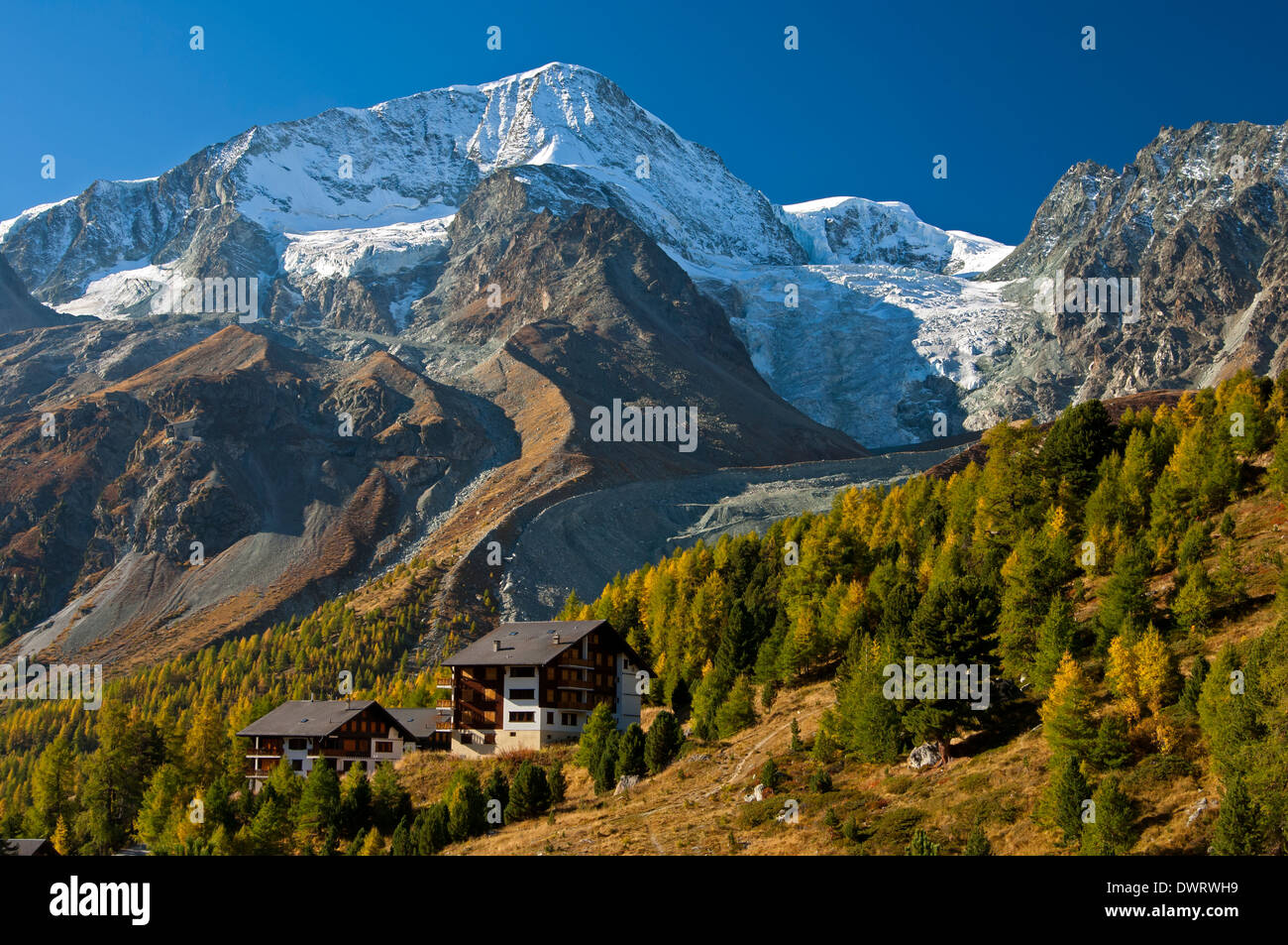 Peak Pigne d’Arolla, Arolla, Valais, Switzerland Stock Photo: 67522485 ...