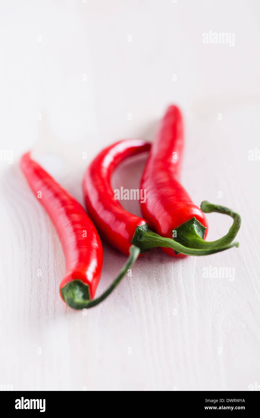 Long red chilli hi-res stock photography and images - Alamy