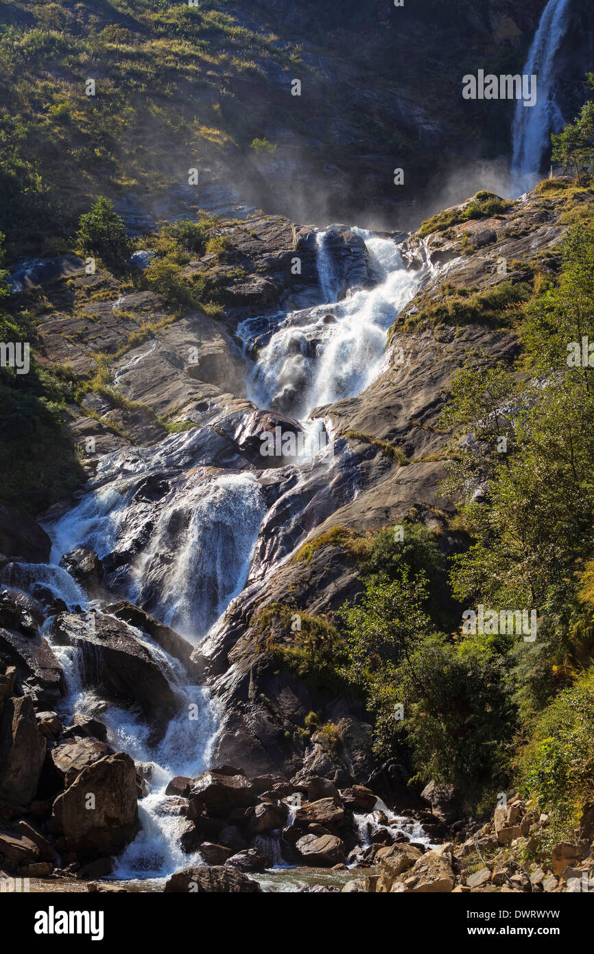 Rainbow waterfall tibet hi-res stock photography and images - Alamy