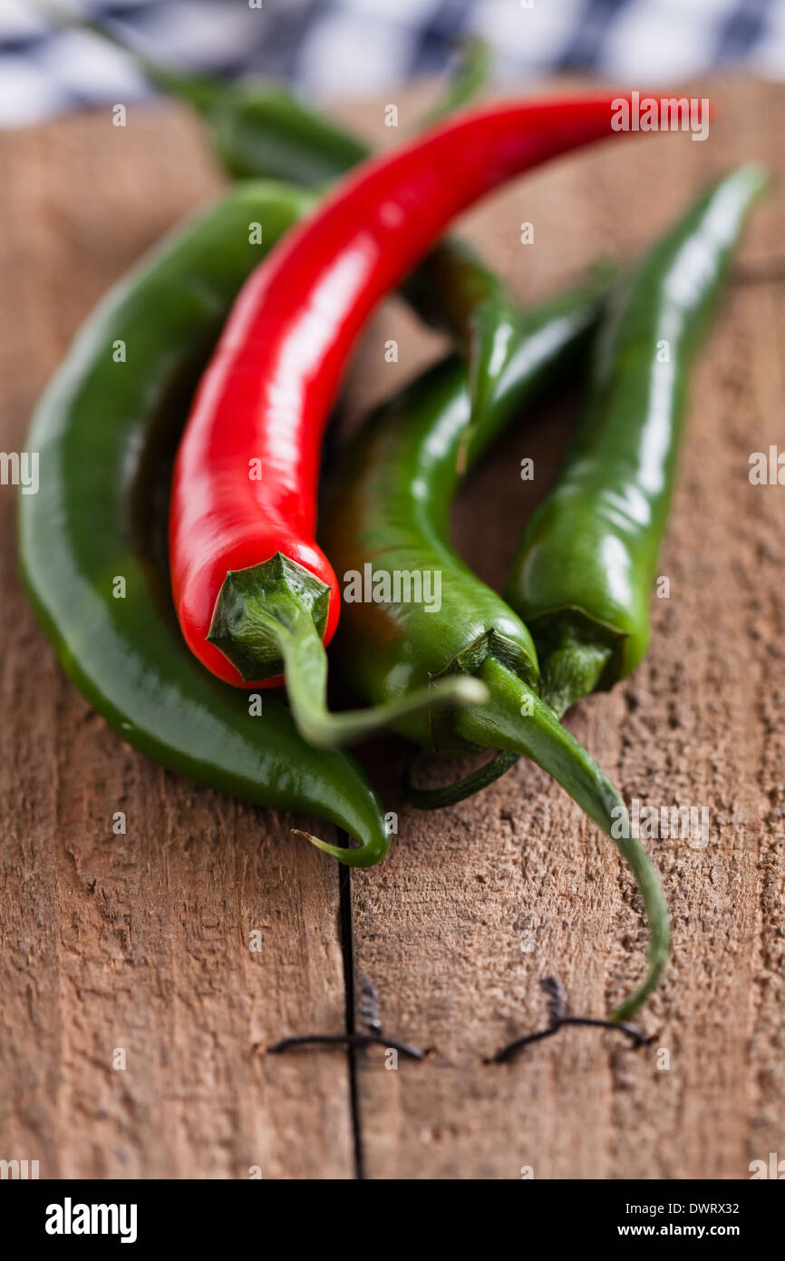 Long green pepper hi-res stock photography and images - Alamy