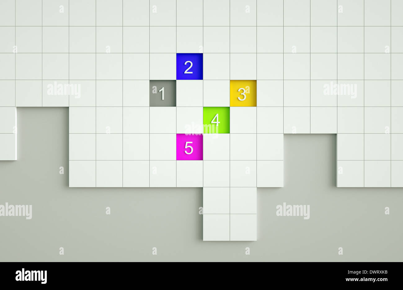 unique graph with numbers Stock Photo - Alamy