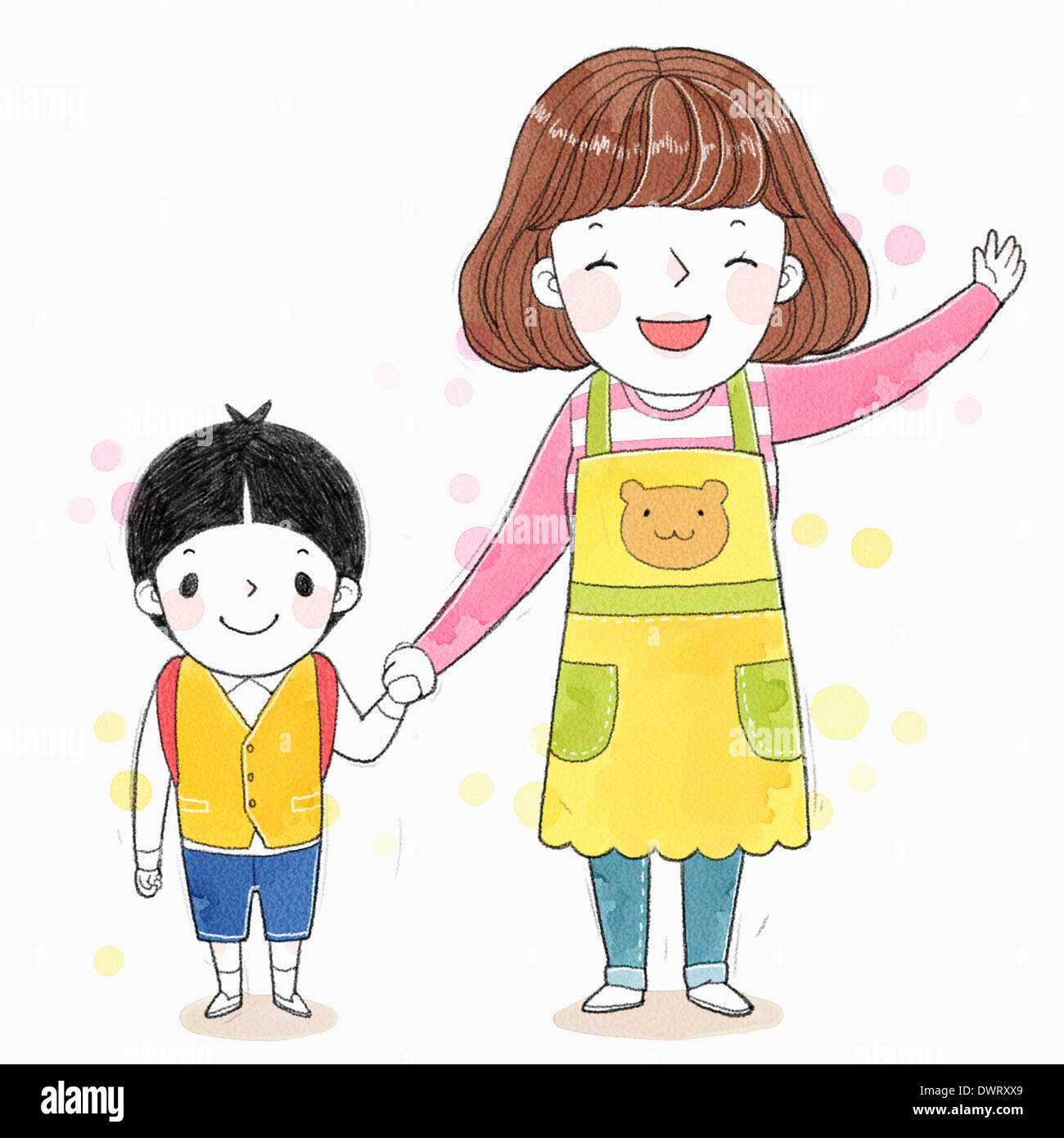 Kindergarten Teacher Cartoon