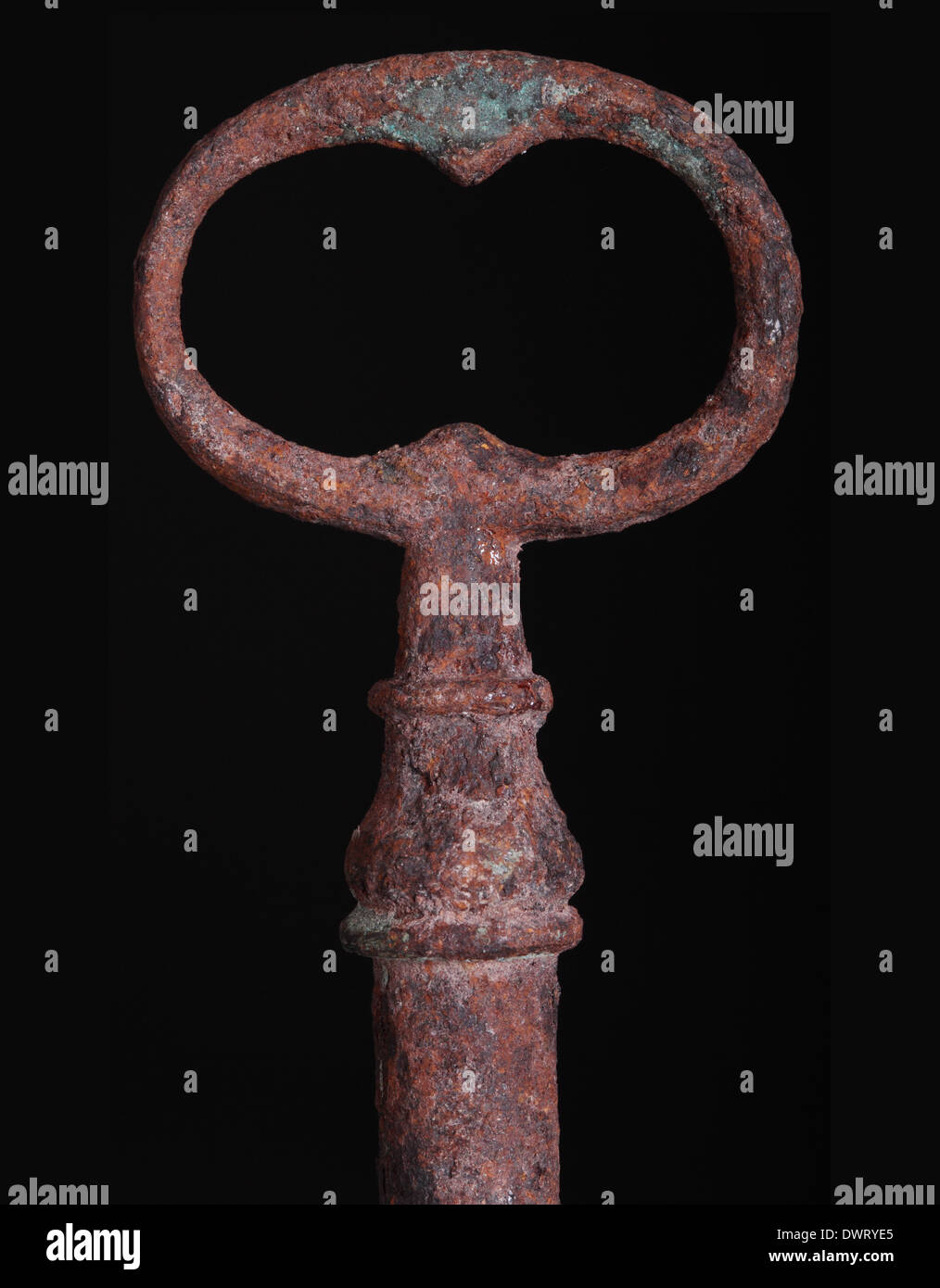 detail od a 18th century antique key Stock Photo - Alamy