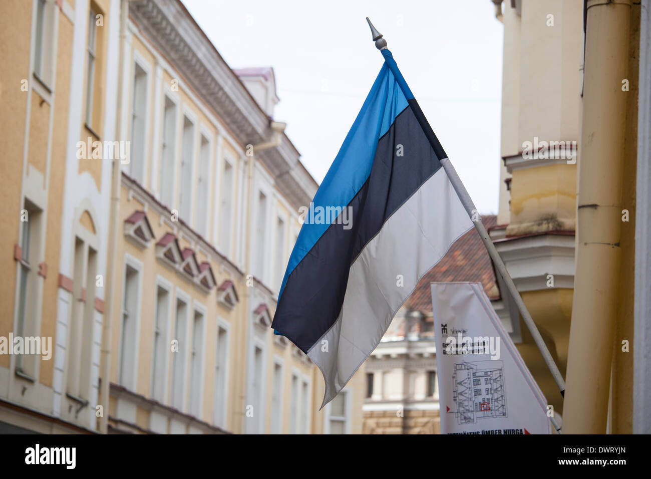 Tallinn flag hi-res stock photography and images - Alamy