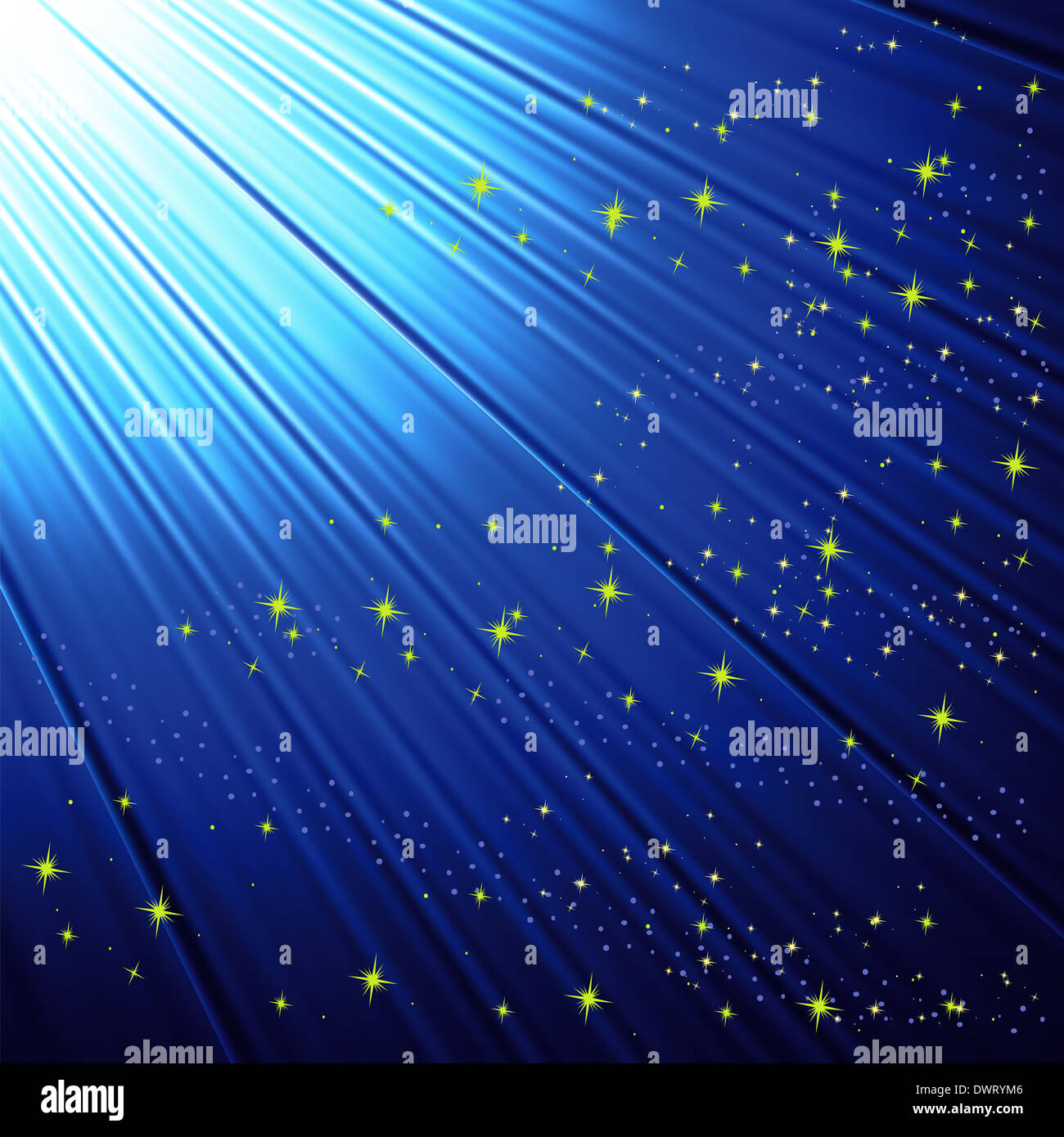 colorful illustration with blue marine background for your design Stock ...