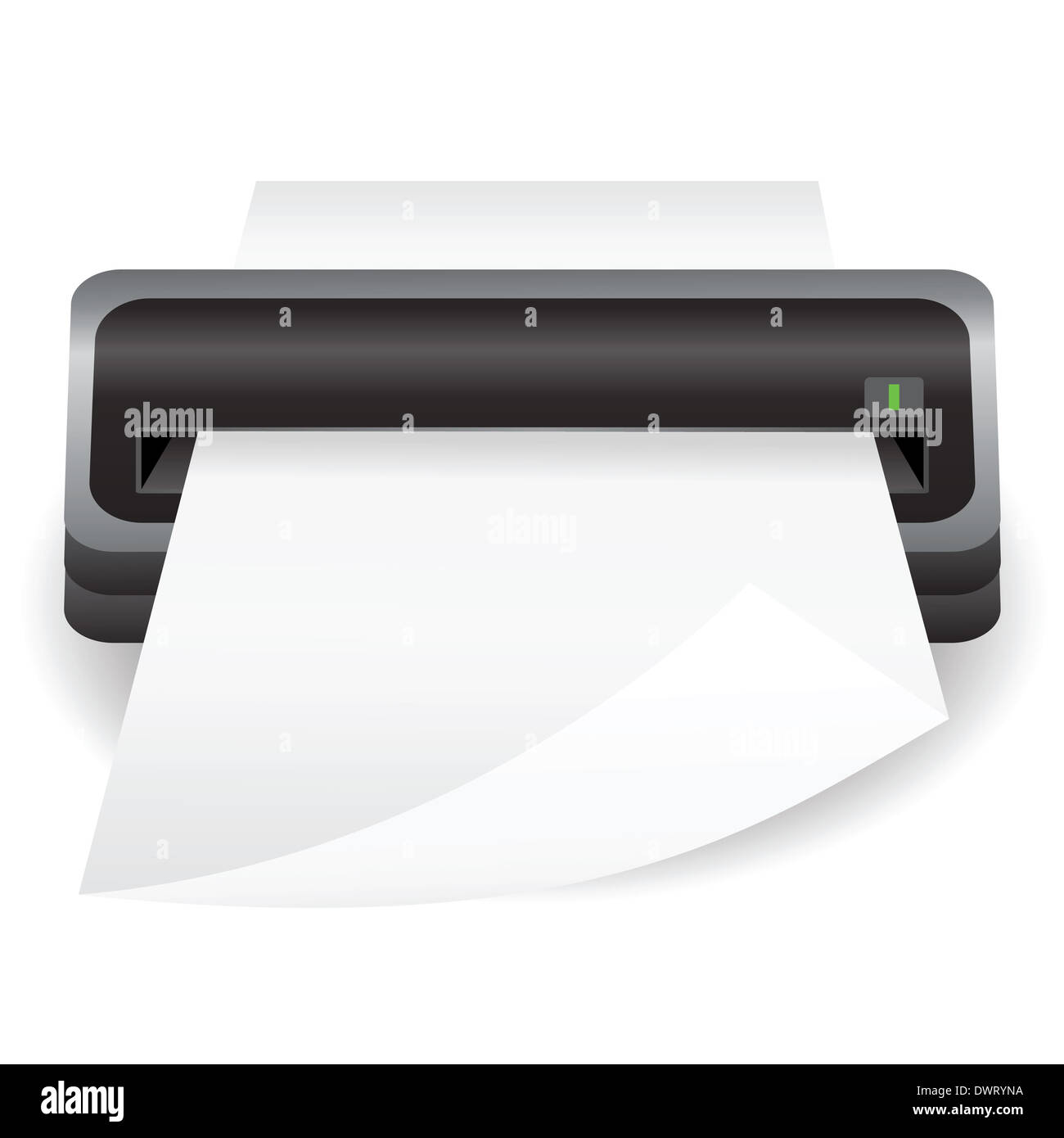 colorful illustration with portable scanner for your design Stock Photo ...