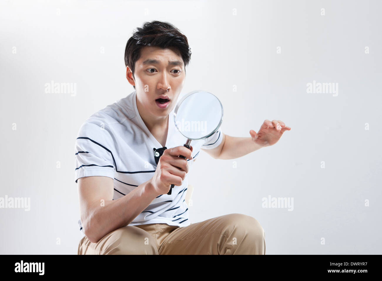 One magnifier hi-res stock photography and images - Alamy