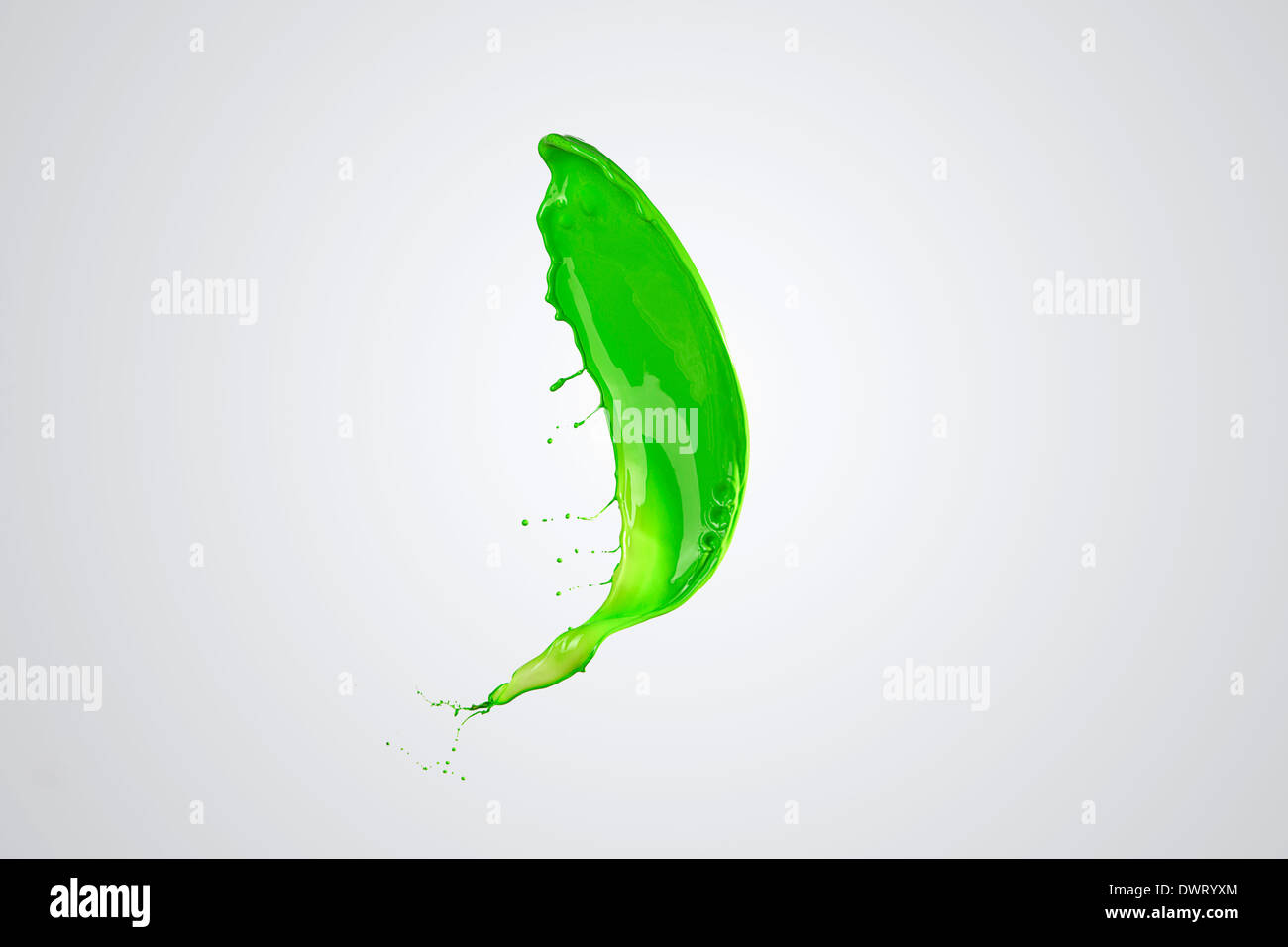 Flowing green paint hi-res stock photography and images - Alamy