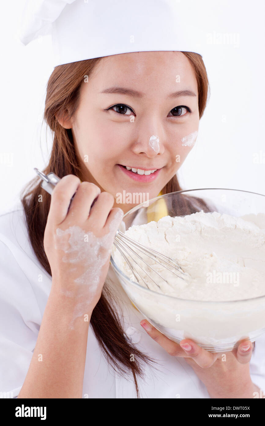 Mixing with flour hi-res stock photography and images - Alamy