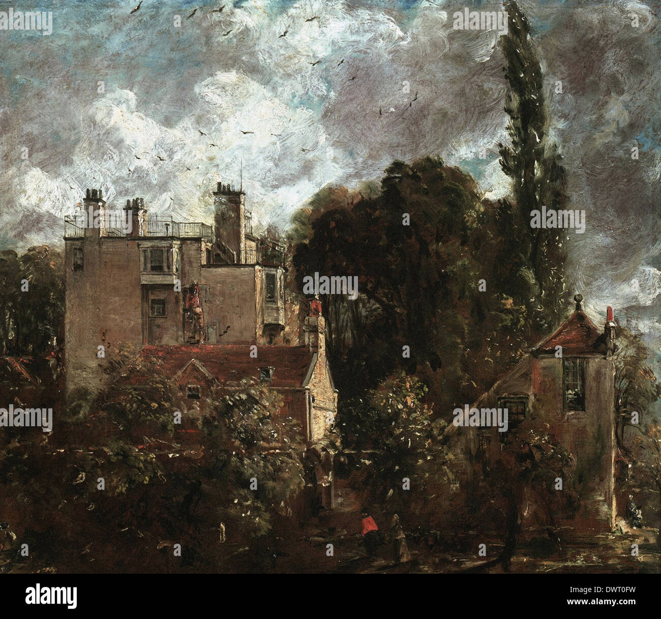 John Constable - The Grove the Admiral’s House in Hampstead Stock Photo ...