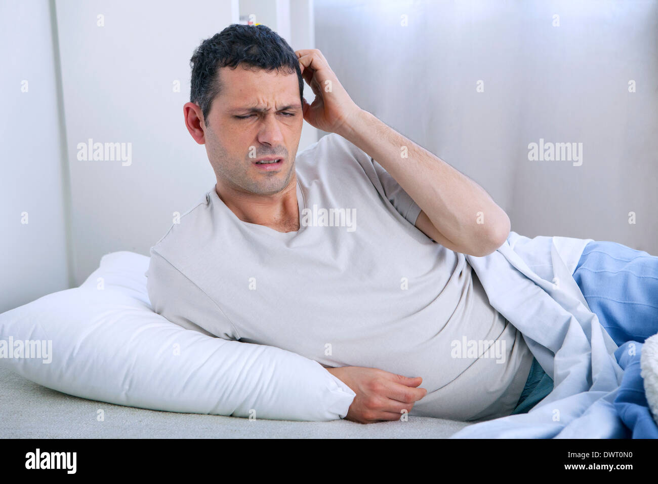 Insomnia man hi-res stock photography and images - Alamy