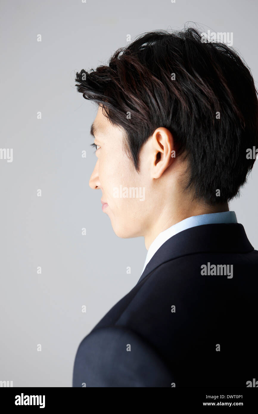a close up back side shot of a businessman Stock Photo - Alamy