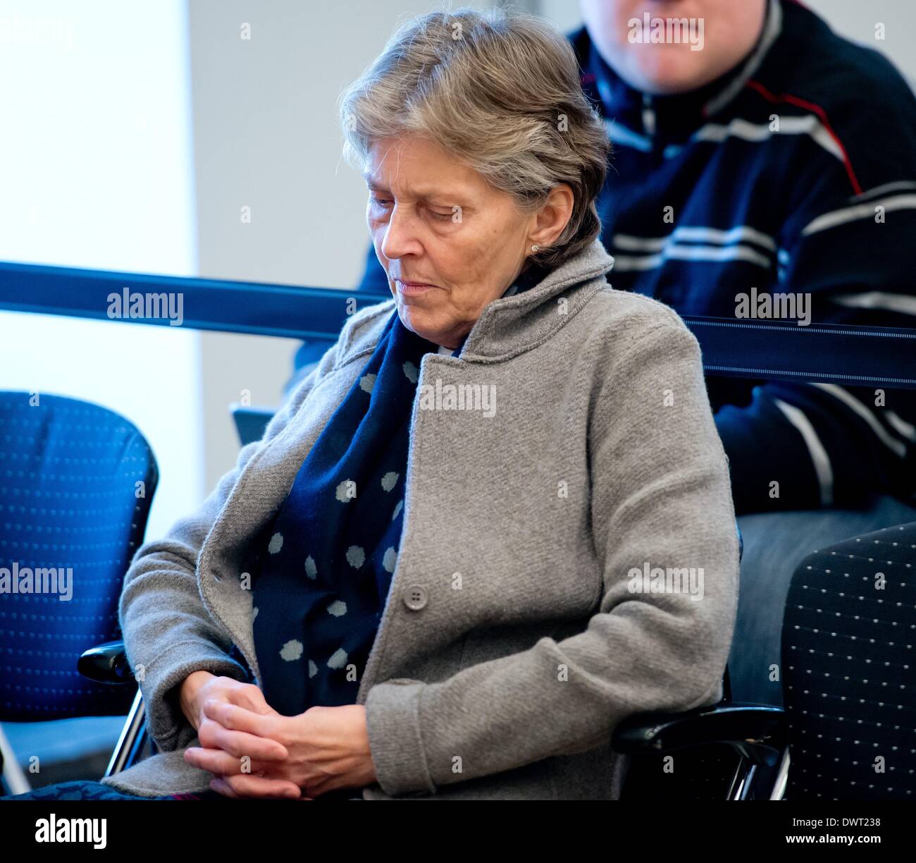 Munich, Germany. 13th March 2014. Susanne Hoeness, wife of Uli Hoeness ...