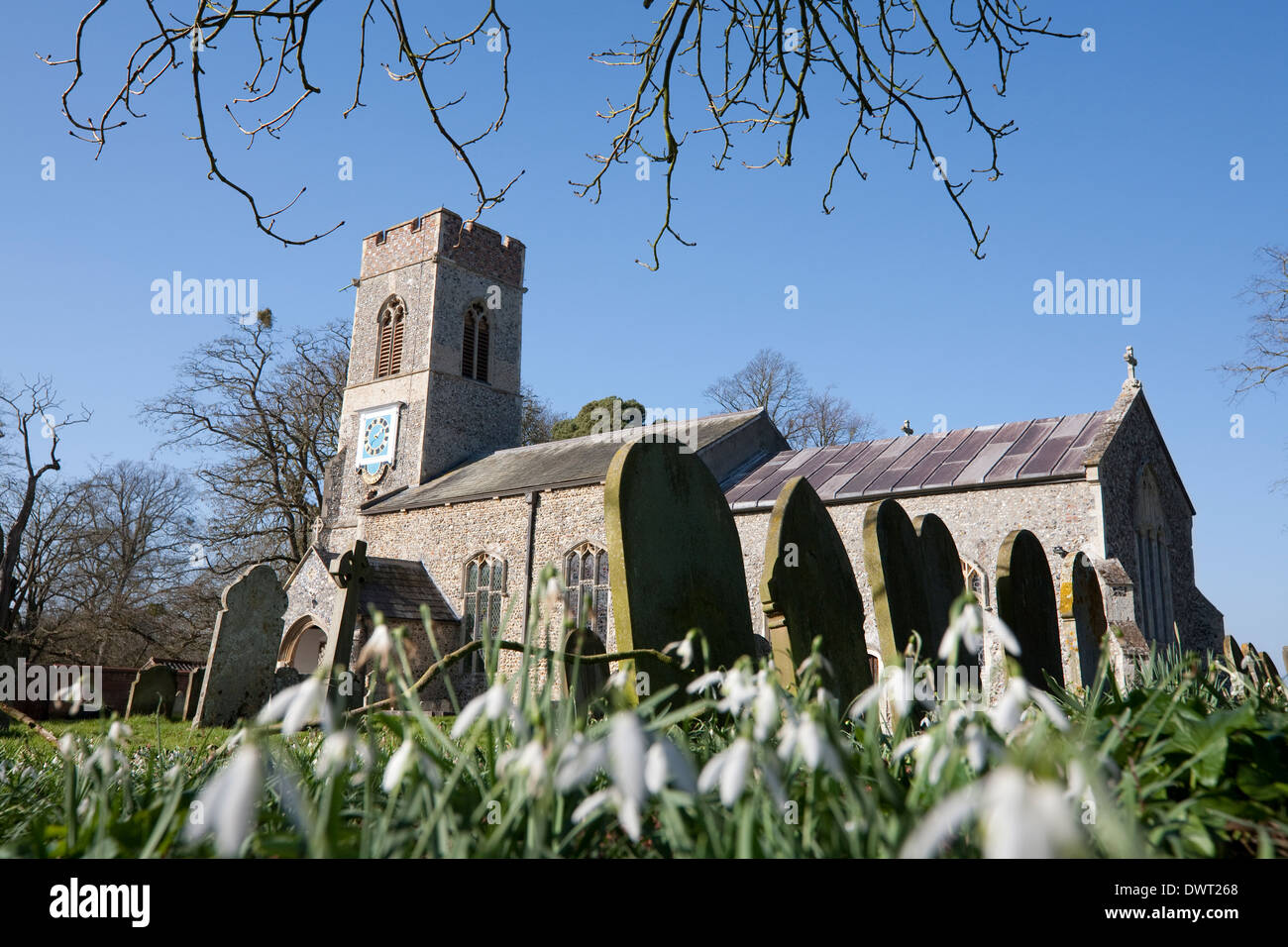 Saxlingham Nethergate Church Norfolk Stock Photo - Alamy