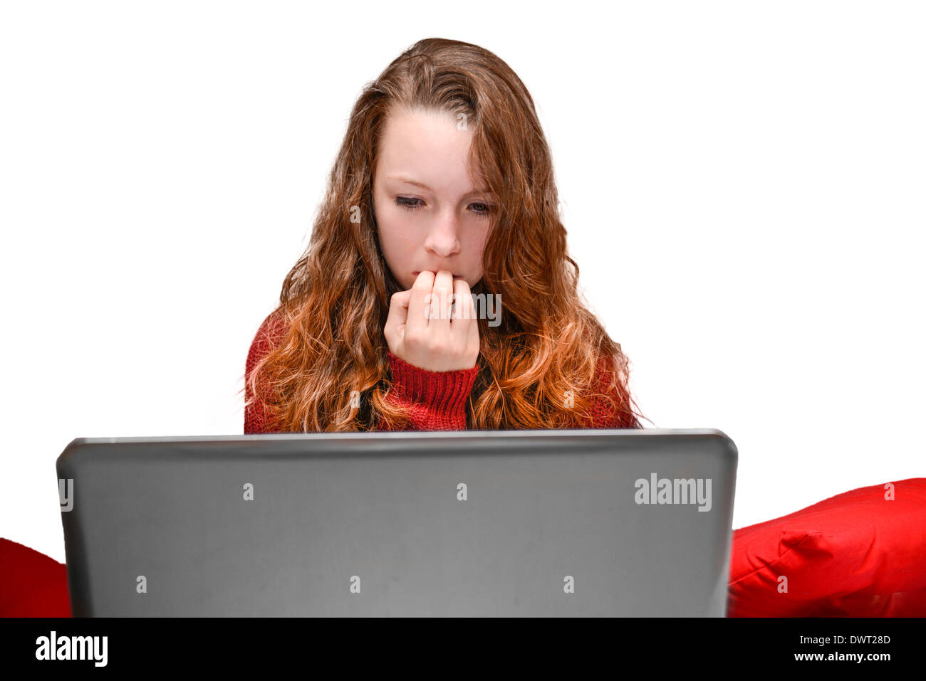 Teen stress computer hi-res stock photography and images - Alamy