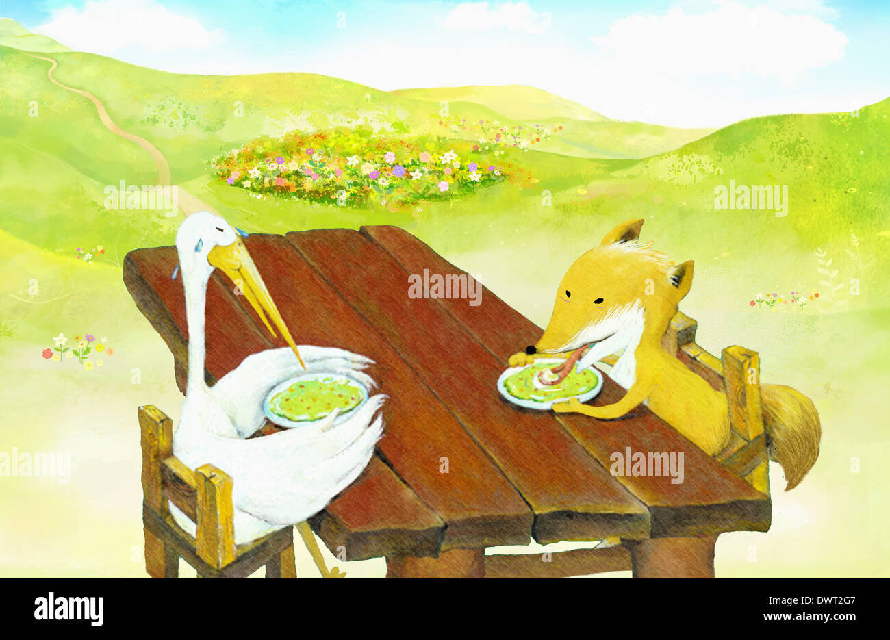 Fox catching bird hi-res stock photography and images - Alamy