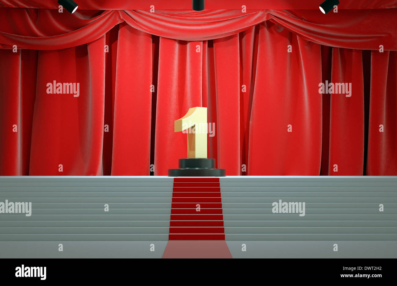 Red carpet number one hi-res stock photography and images - Alamy