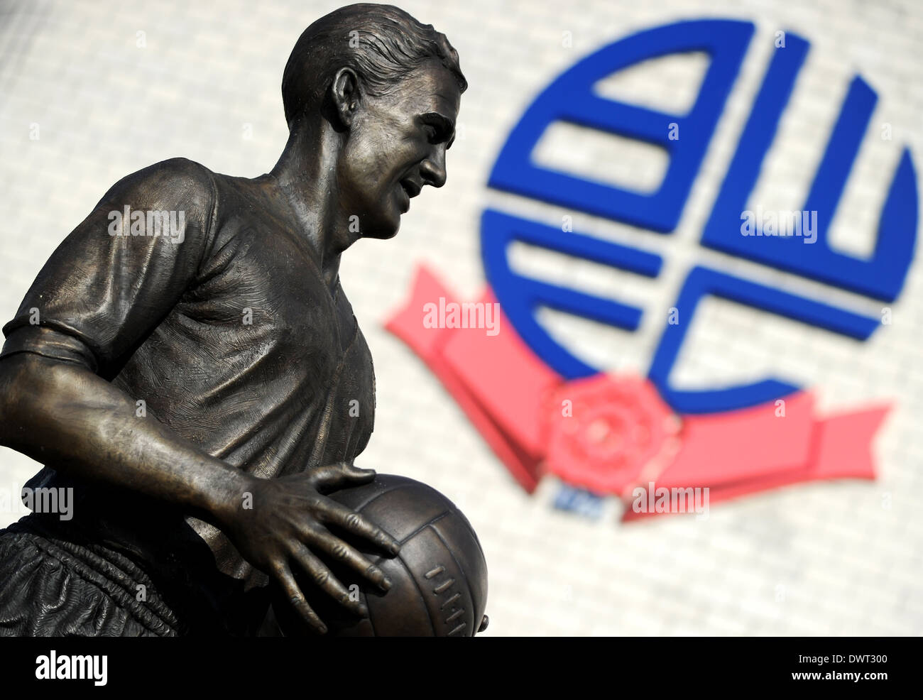 Nat lofthouse and reebok stadium hi-res stock photography and images ...