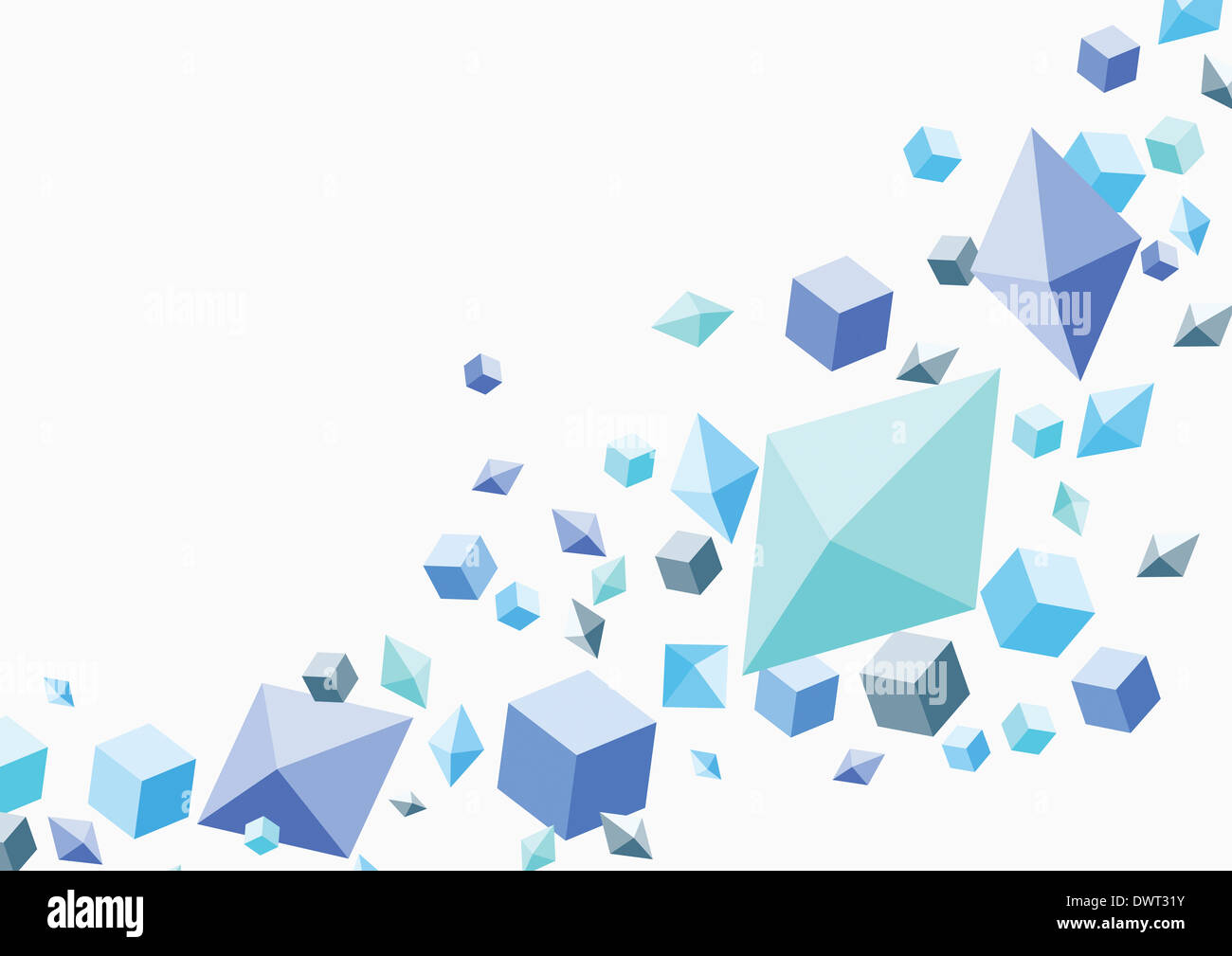 a set of different color shapes Stock Photo - Alamy