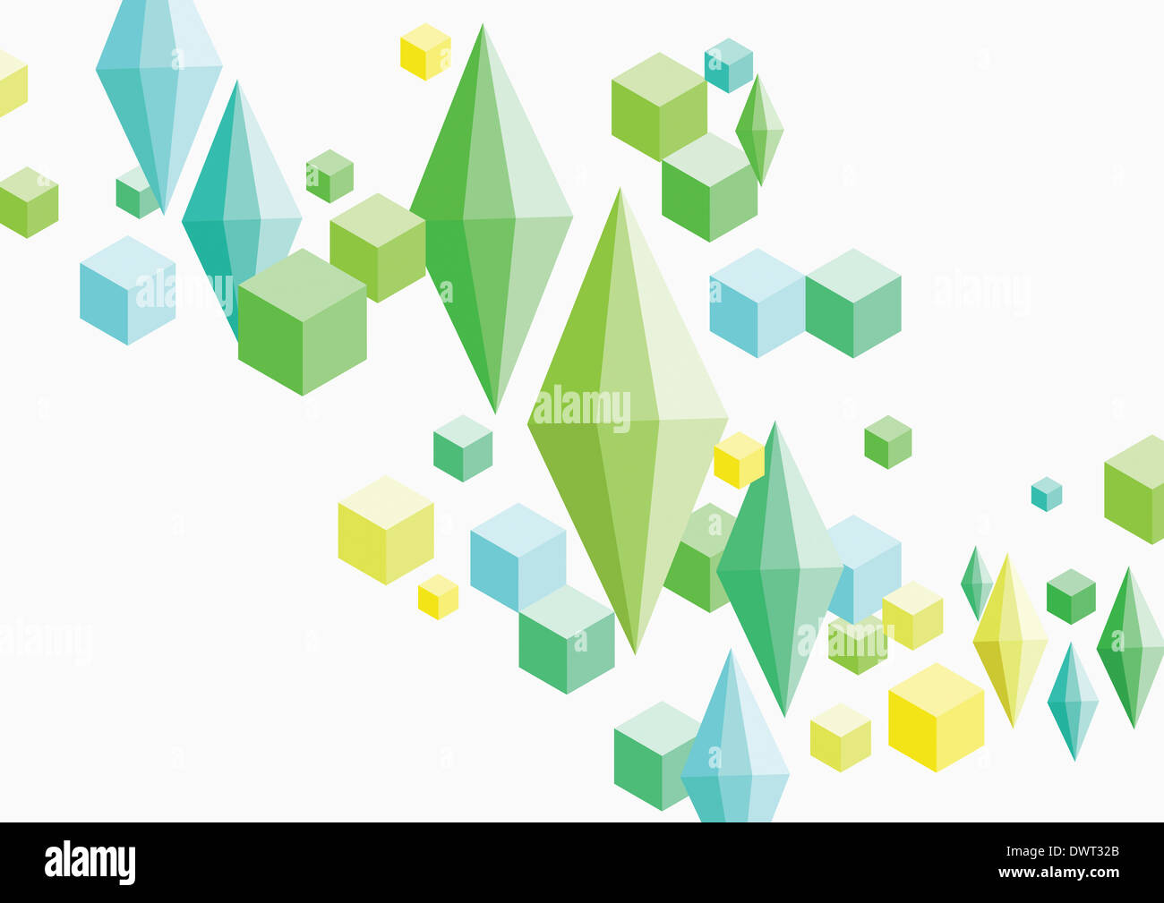 a set of different color shapes Stock Photo - Alamy