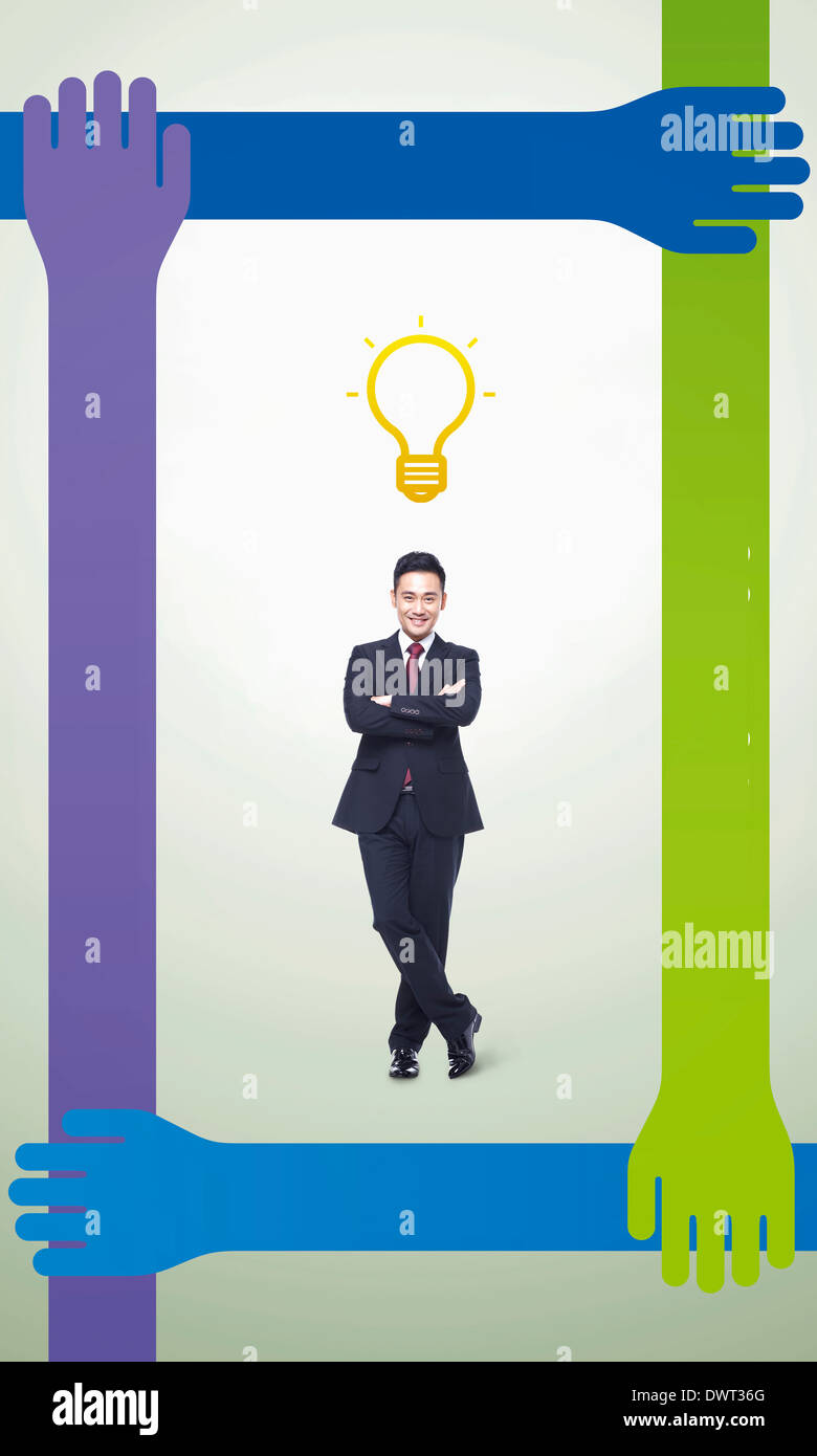 a business man with an idea Stock Photo - Alamy