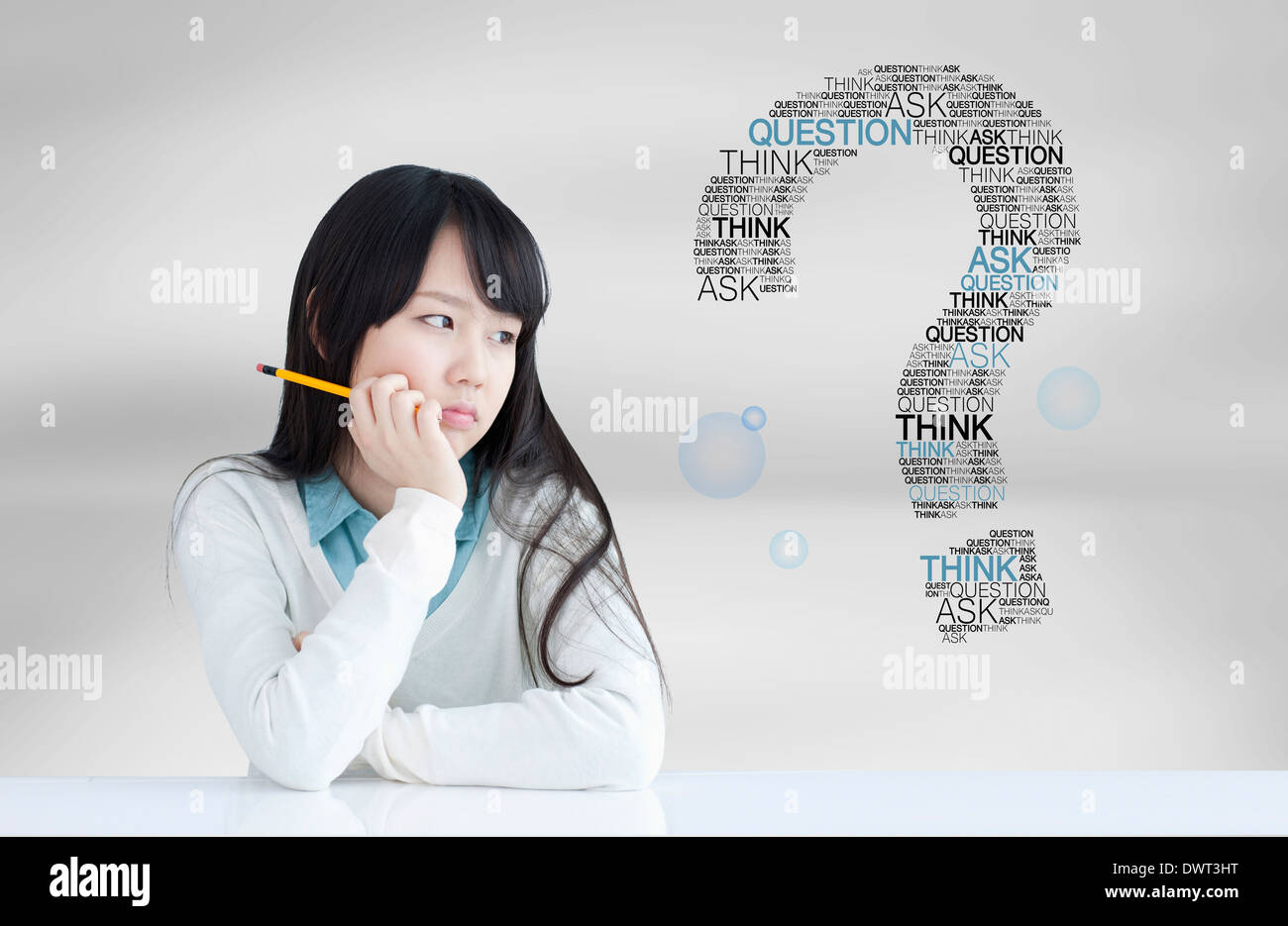 a student thinking Stock Photo - Alamy