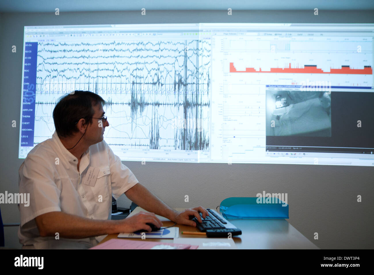 Polysomnographies hi-res stock photography and images - Alamy