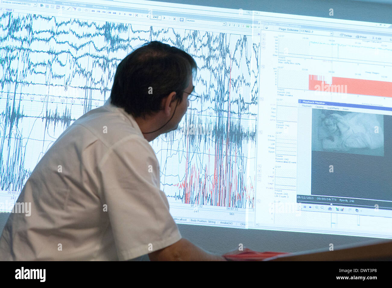 Polysomnogram hi-res stock photography and images - Alamy