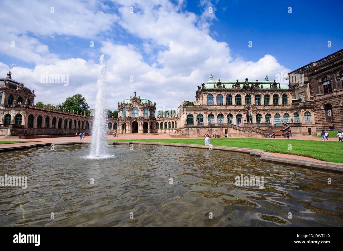 Zwinger palace fountain hi-res stock photography and images - Alamy
