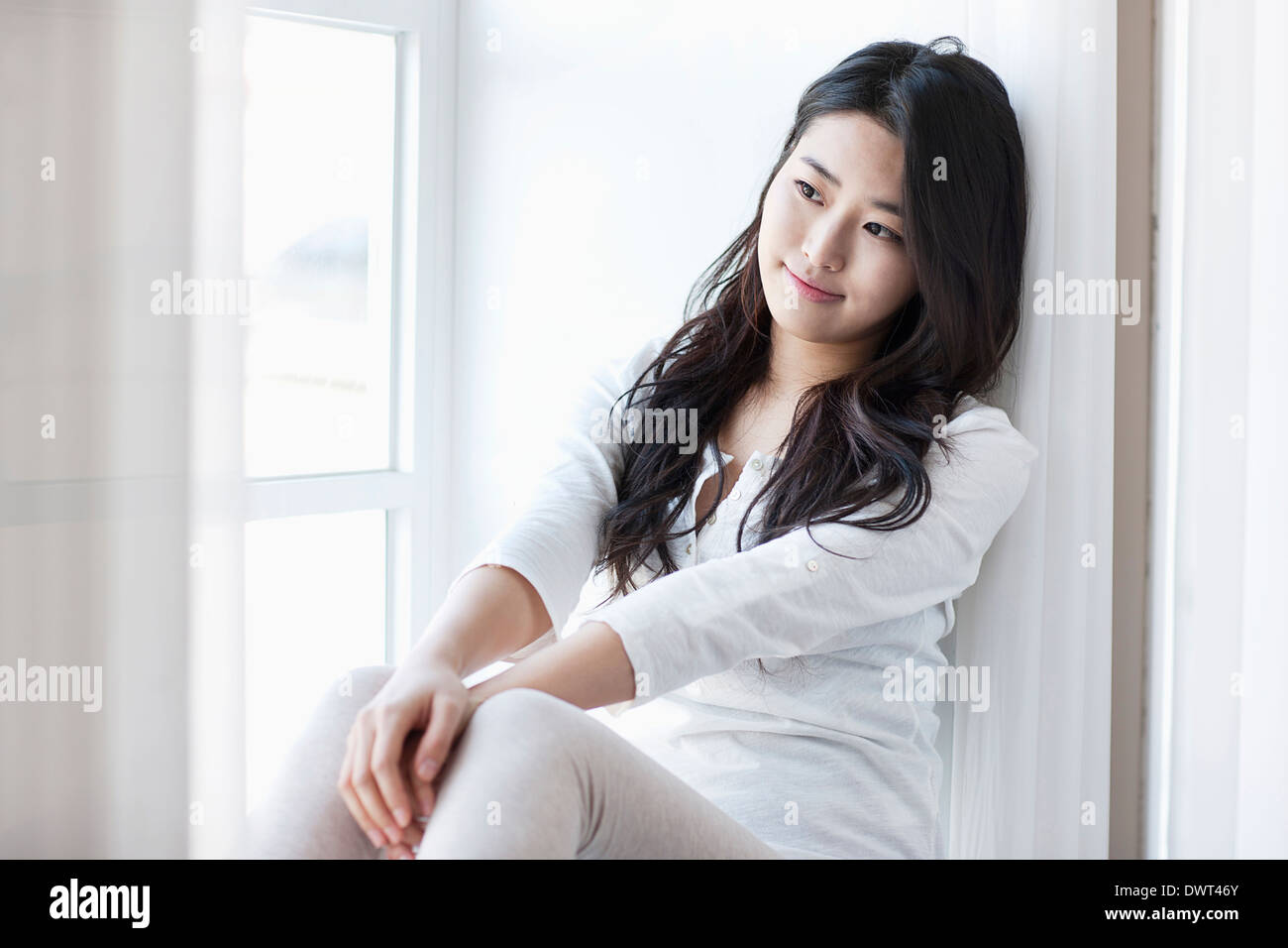 Woman rest on view hi-res stock photography and images - Alamy