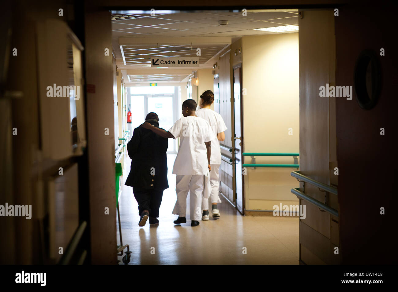 Interior of a hospital Stock Photo - Alamy