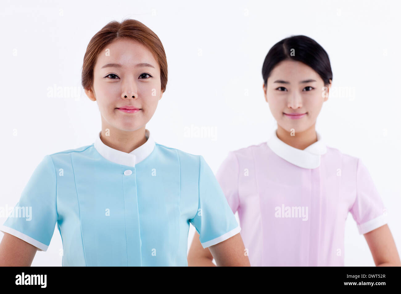 two nurses posing Stock Photo - Alamy