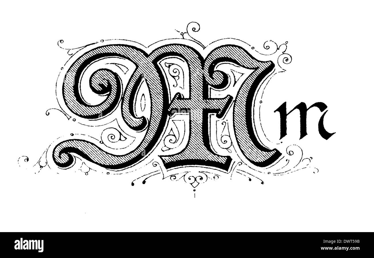 Calligraphy Letter M Designs