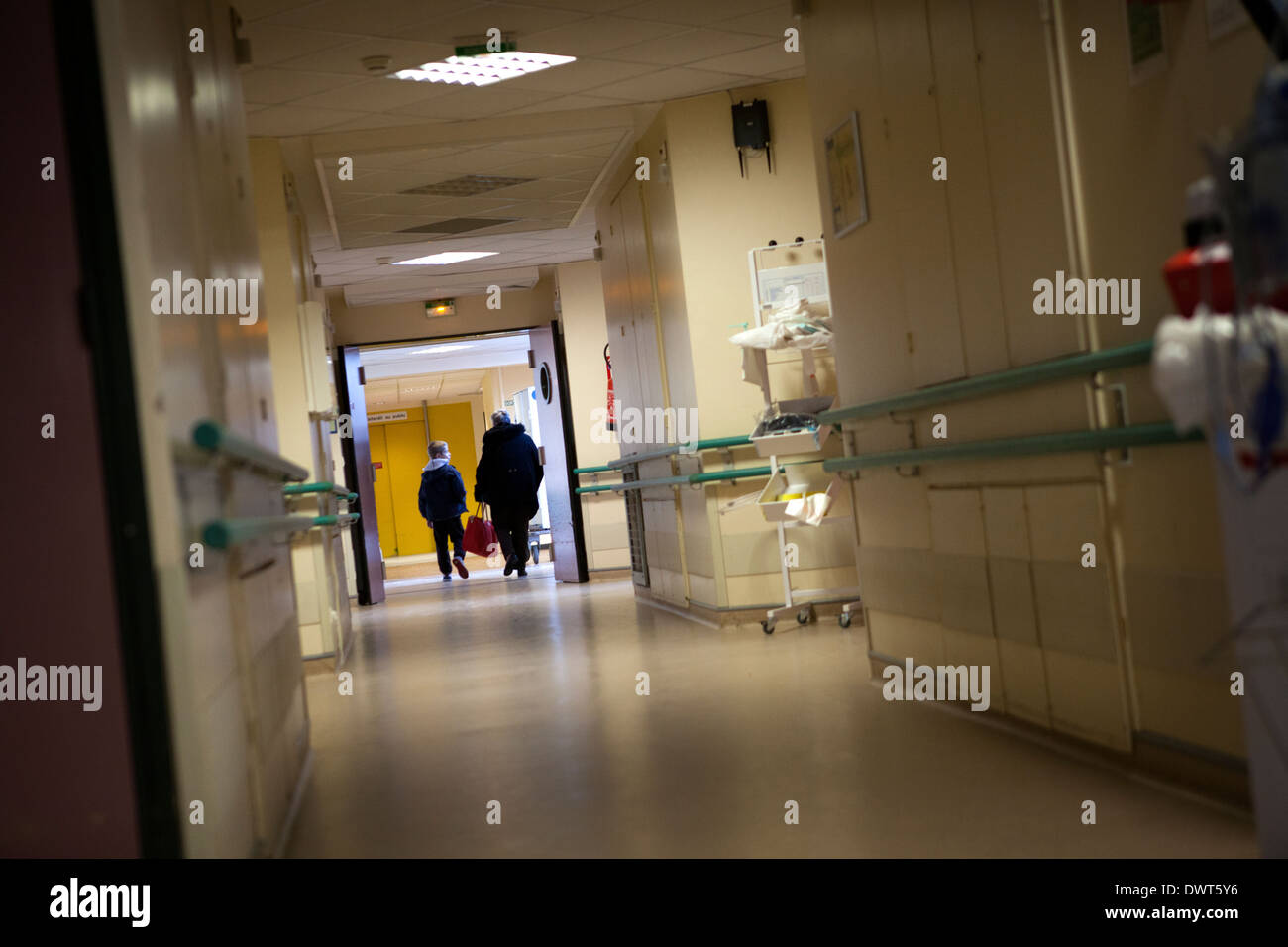 Interior of a hospital Stock Photo - Alamy
