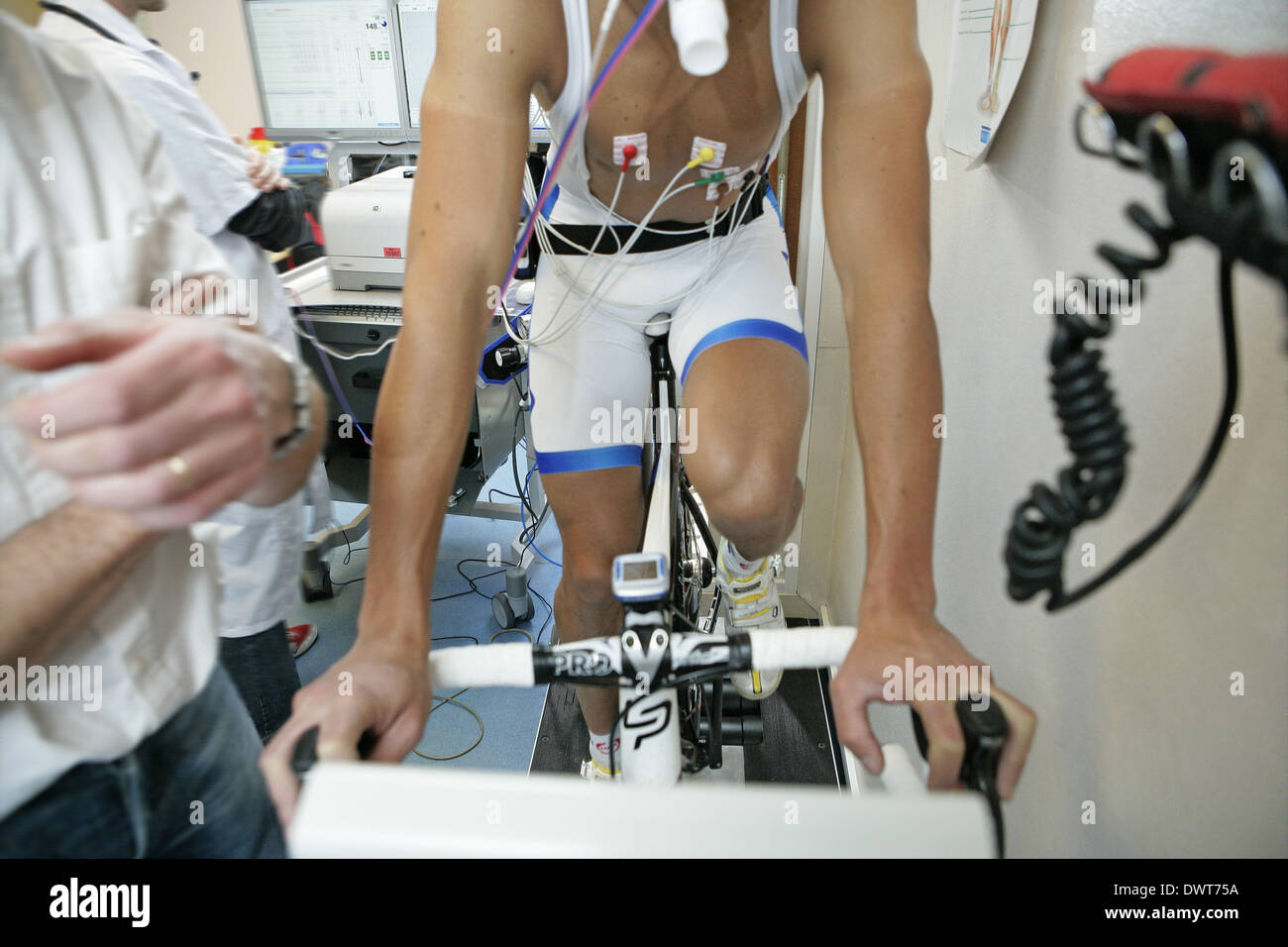 Stress test man Stock Photo - Alamy