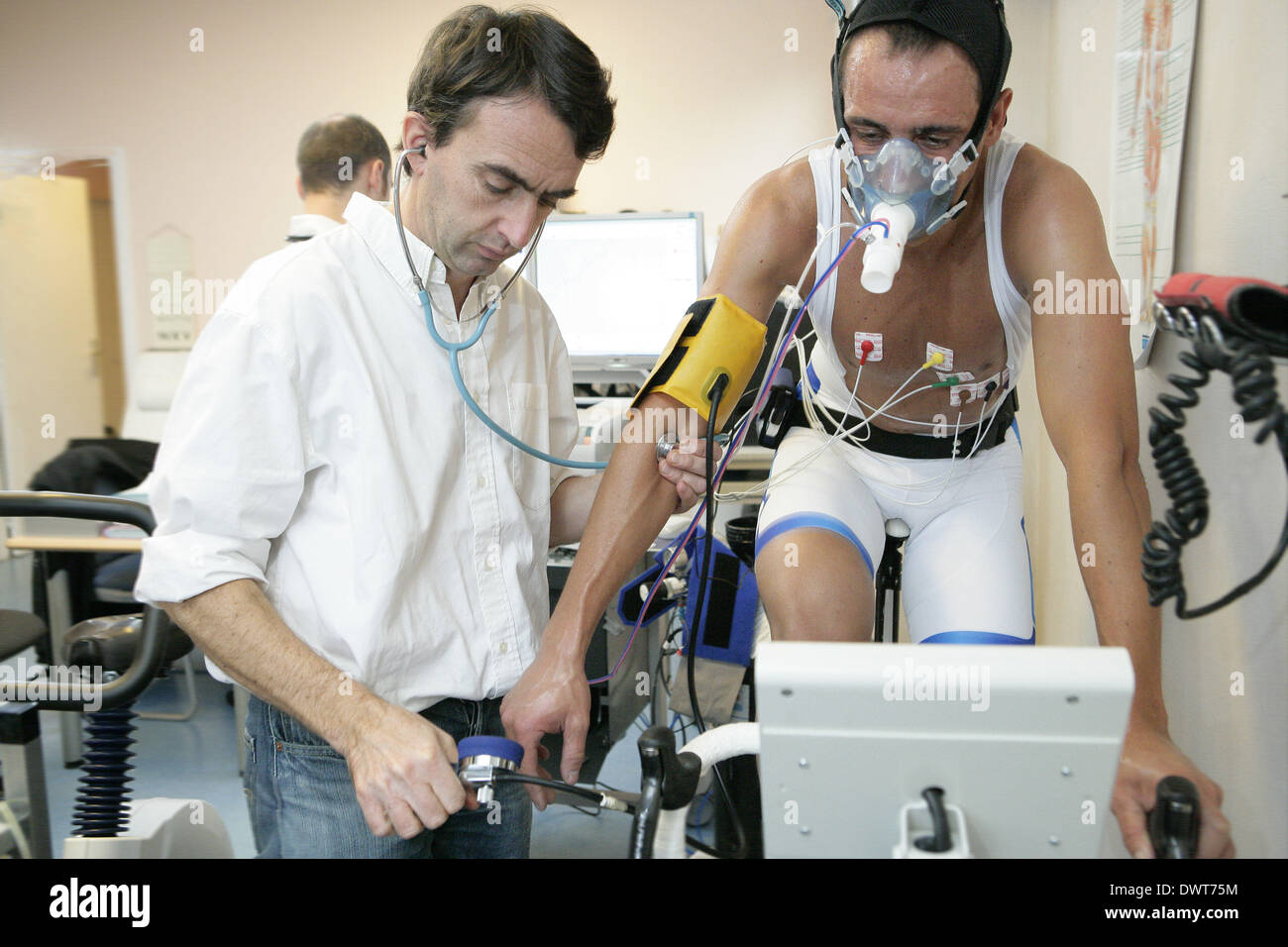 Stress test man Stock Photo - Alamy