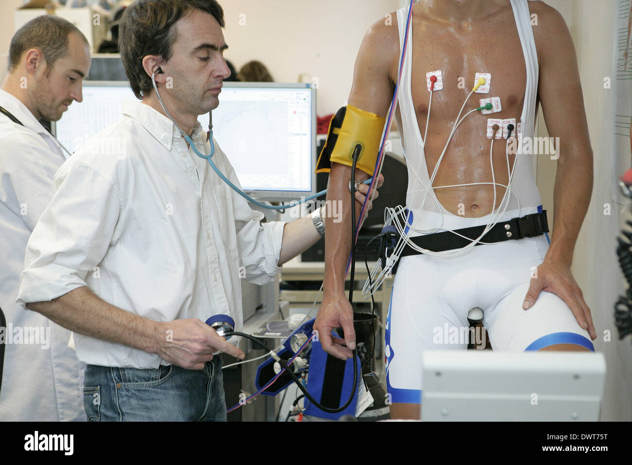 Stress test man Stock Photo - Alamy