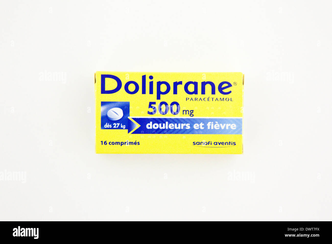 Doliprane box hi-res stock photography and images - Alamy