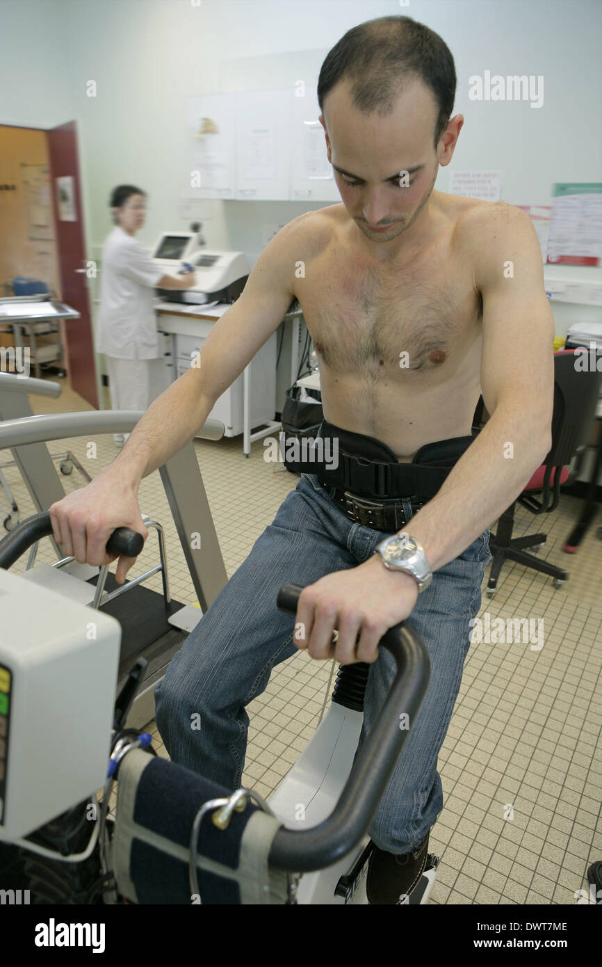 Stress test man Stock Photo - Alamy