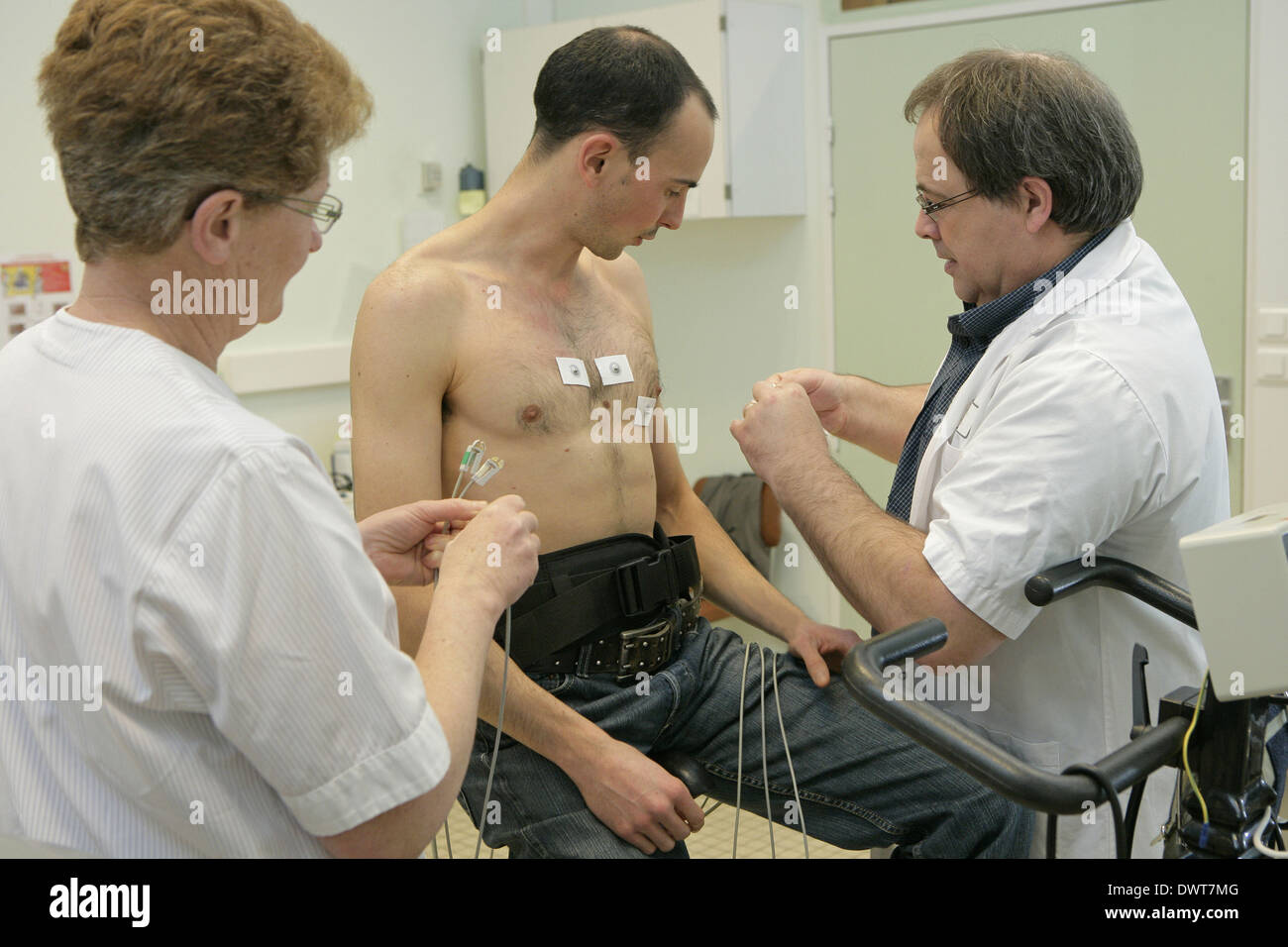 Stress test man Stock Photo - Alamy