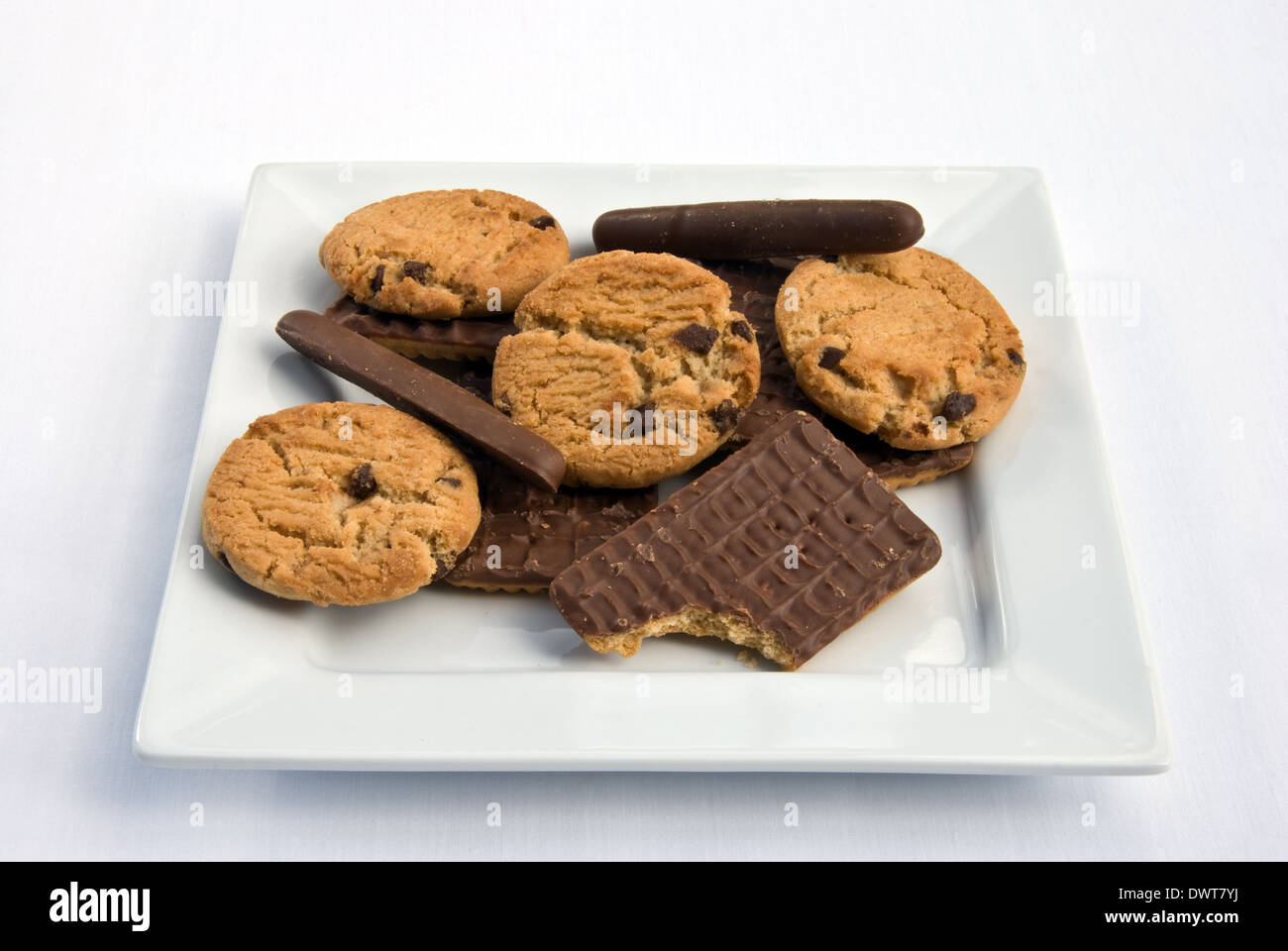 Biscuits plate hi-res stock photography and images - Alamy